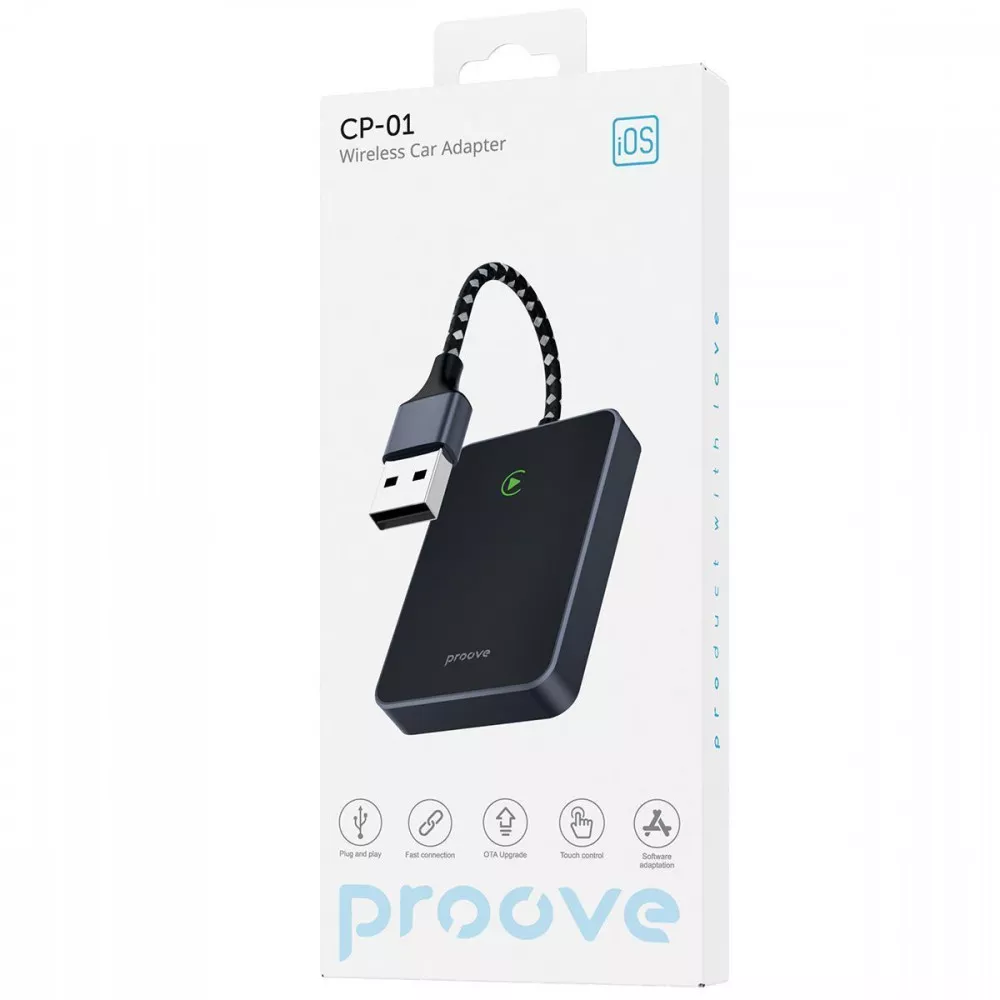 Бездротовий адаптер CarPlay Proove СP-01 Wireless Car Adapter 55552 ...