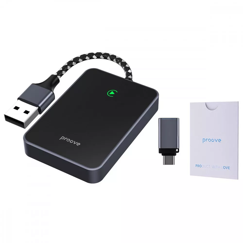 Бездротовий адаптер CarPlay Proove СP-01 Wireless Car Adapter 55552 ...